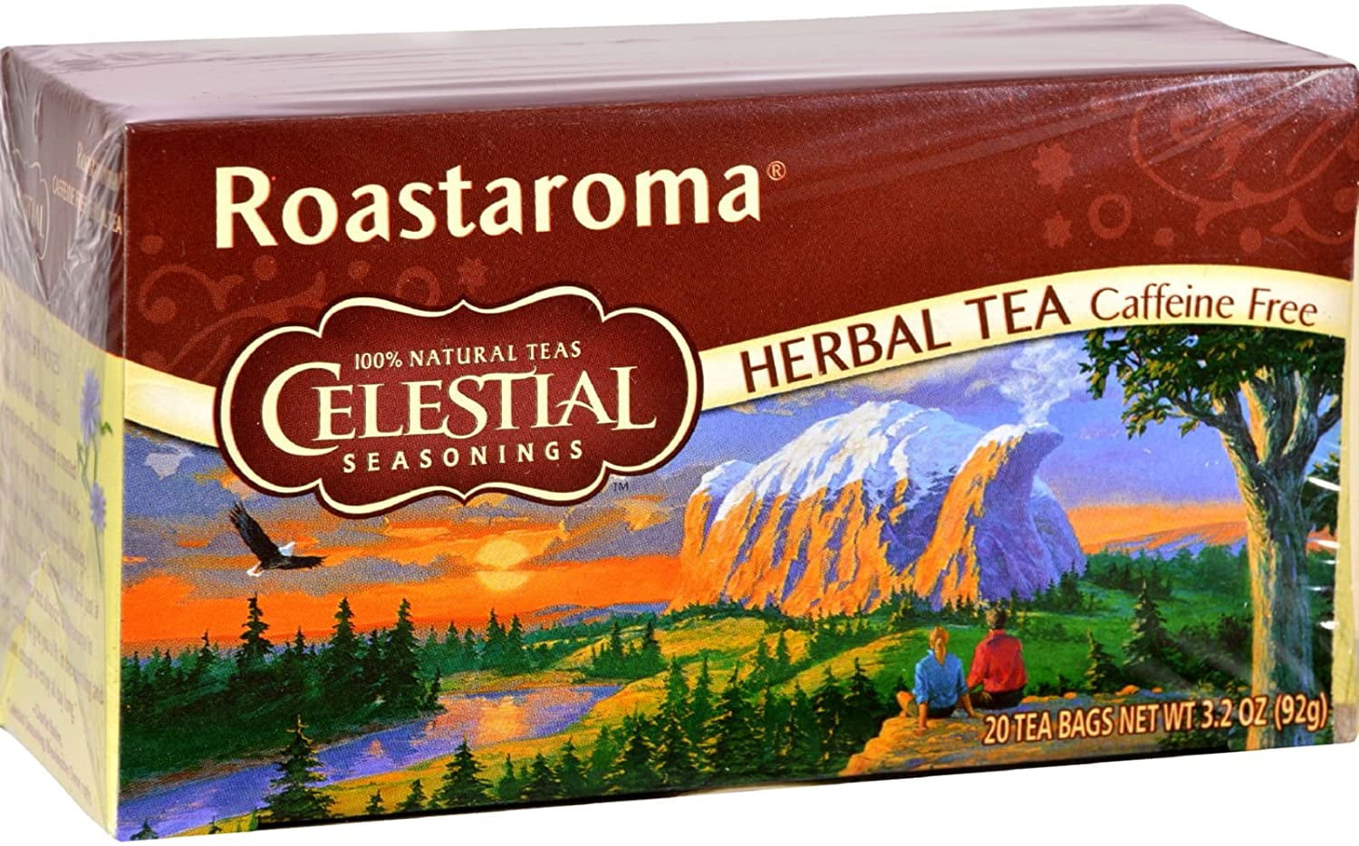 (6 Pack) Celestial Seasonings Herbal Tea Caffeine Free Roastaroma,20 ...