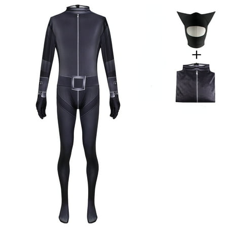 Cats Woman Jumpsuit Mask Sexy Tights Cosplay Costume Anime Clothes ...