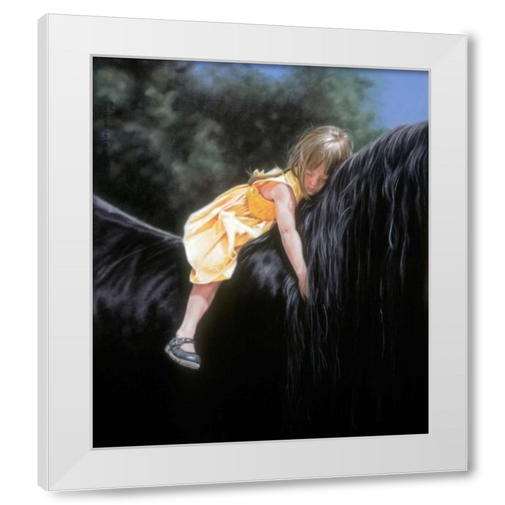 Lesley Harrison 4x14 White Modern Wood Framed Wall Art Titled - Some ...