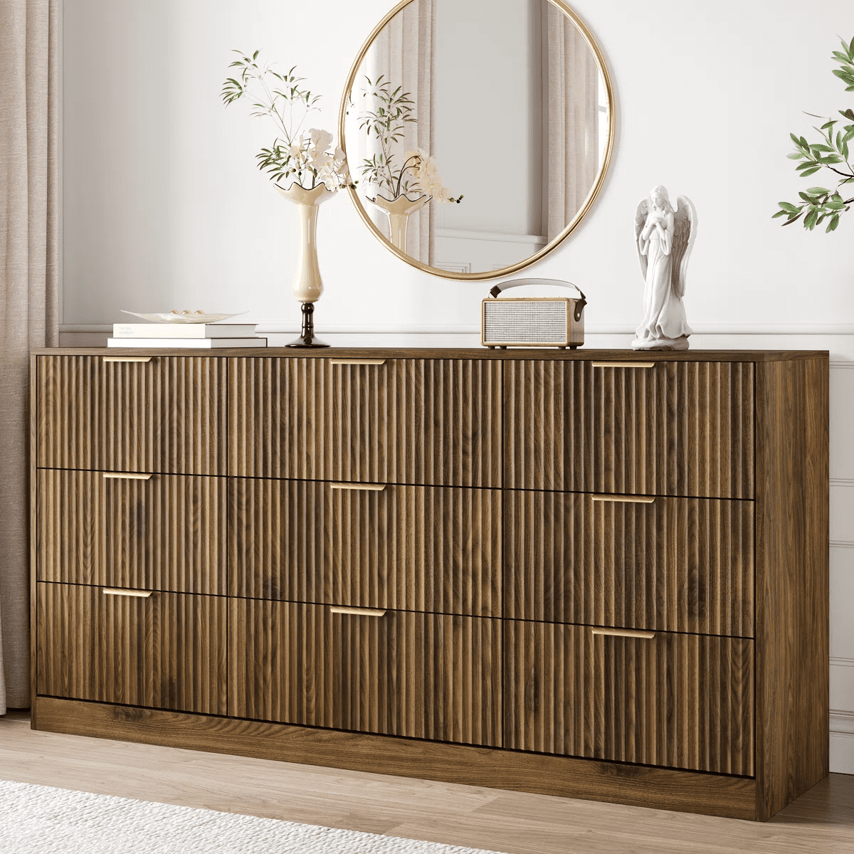 Click here for Youtrend Fluted Dresser With 9 Drawers For Adult M... prices
