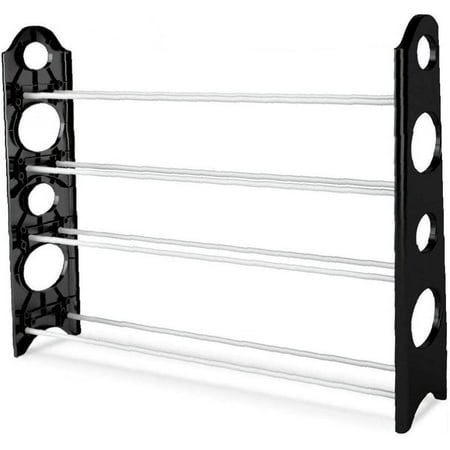 2 Tiers Low Shoe Rack 8-10 Pairs Short Shoe Shelf | Walmart Canada