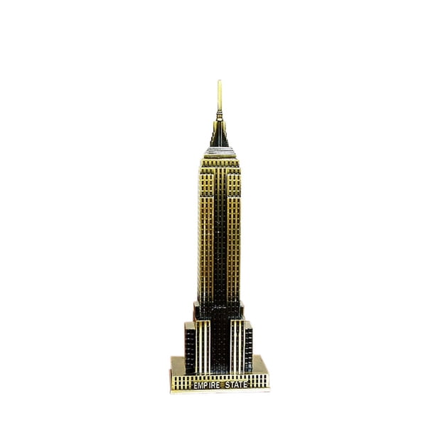 Youkk The World Famous Landmark Metal Model Of The Empire State ...