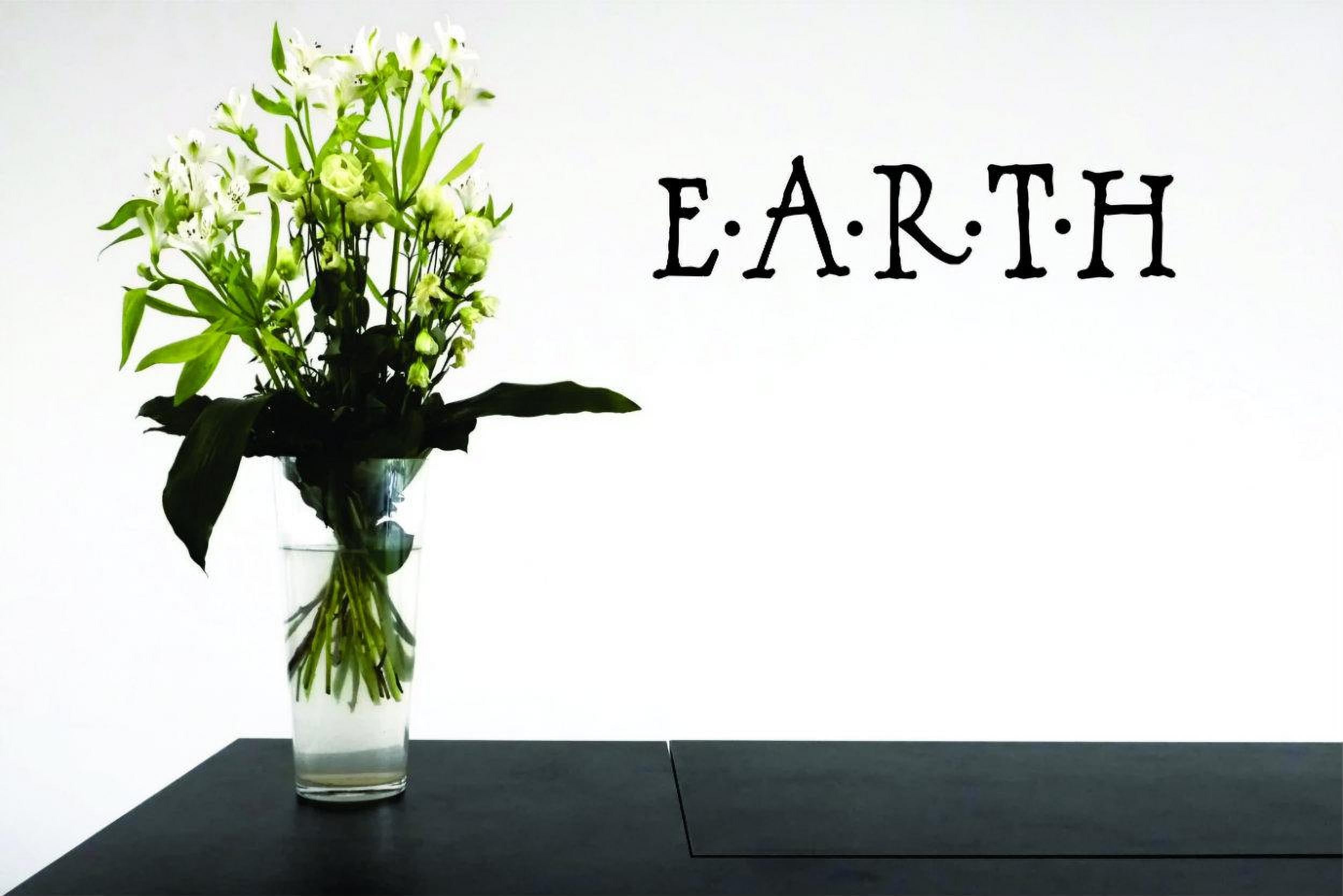 Earth Vinyl Wall Decal for Home - Be Happy Love Free Sign Joy The Life ...