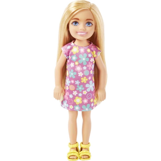 Barbie Chelsea Doll, Small Doll with Long Blonde Hair & Blue Eyes ...