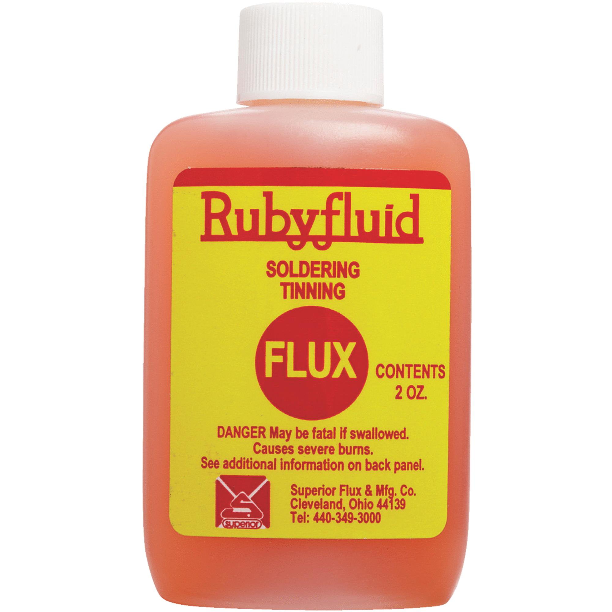 Superior Flux Rubyfluid 2 Oz. Soldering Flux, Liquid RFL20Z - Walmart.com