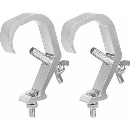 2 Pieces Stage Light Clamp Hooks Metal C-Clamp Bracket for DJ Heavy ...