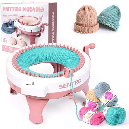 Knitting Machine, 22/40/48 Needles Smart Weaving Round Loom, Knitting ...