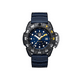 Luminox 1553 Men's Scott Cassell Deep Dive Quartz Blue Strap Watch ...