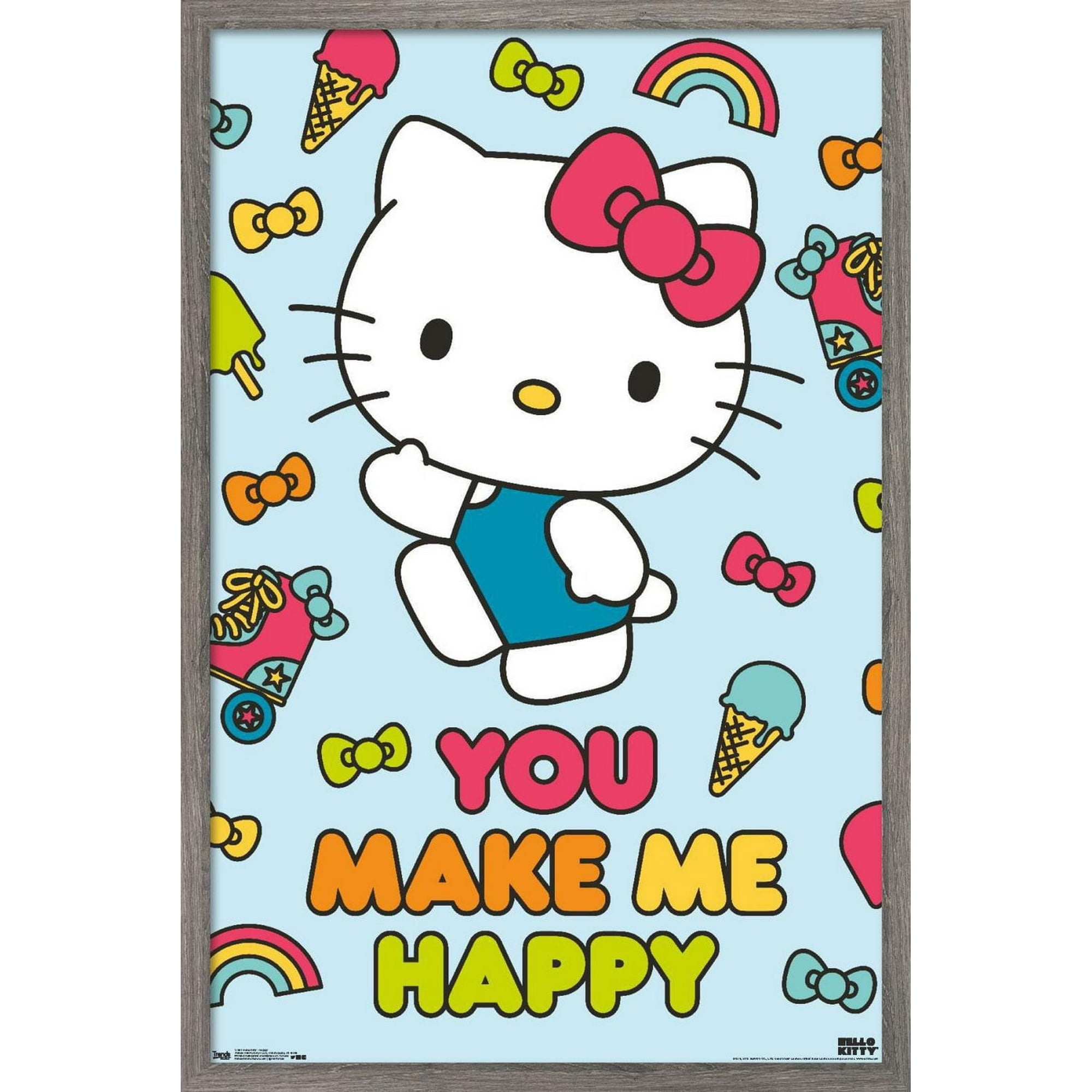 Click here for Trends International Hello Kitty - Happy Wall Post... prices