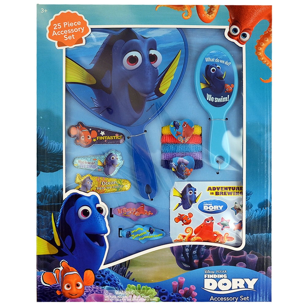 Disney Pixar Finding Dory 25-Piece Hair Accessory Set - Walmart.com