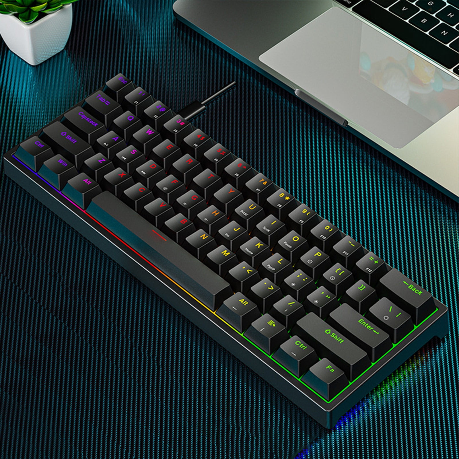 Click here for Egnmcr Wired Illuminated Keyboard Mechanical Sense... prices