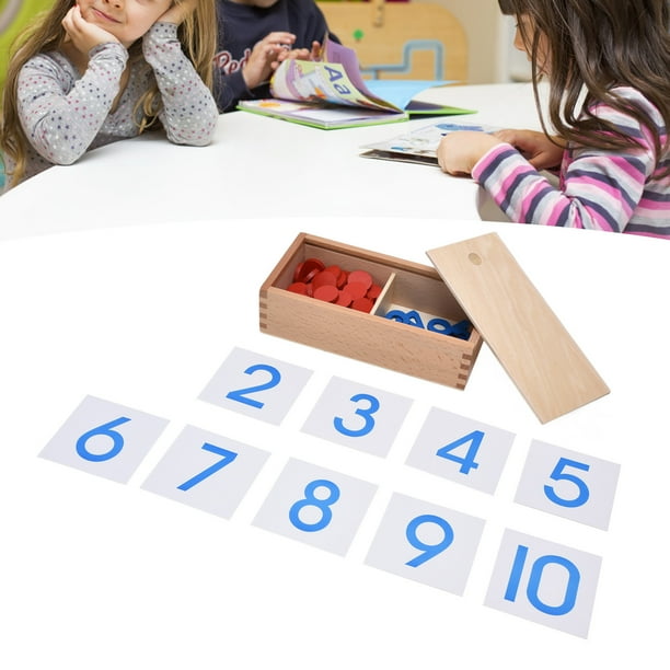 Montessori Math Teaching Aids Professional Montessori Children Numbers ...
