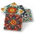Thirstystone "Spanish Villa" 4-Pack Assorted Tumbled Tile Coasters ...