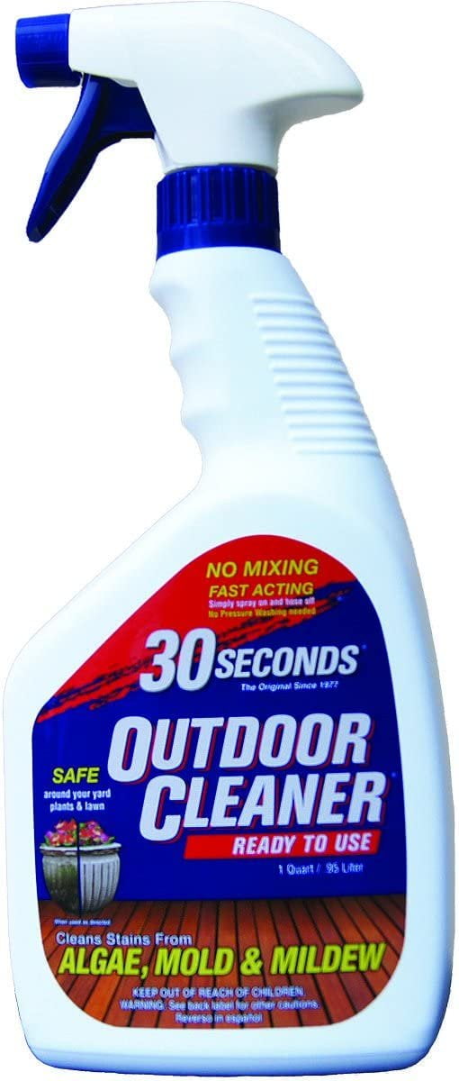 30 Seconds 1Q30S Biodegradable Outdoor Cleaner, 1 gal, Bottle, Light ...