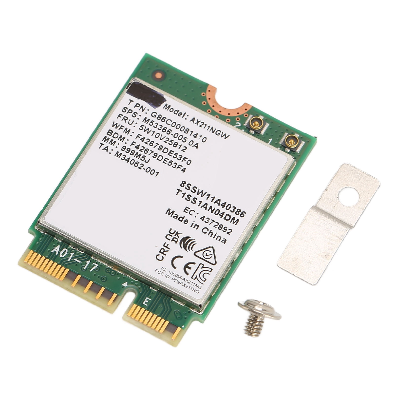 Tarjeta De Red M.2 M.2 KEY E Interfaz Tarjeta De Red WiFi Triple ...