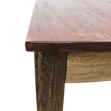 vidaXL Dining Table Solid Reclaimed Wood 32.3"x31.5"x29.9" - Walmart.com