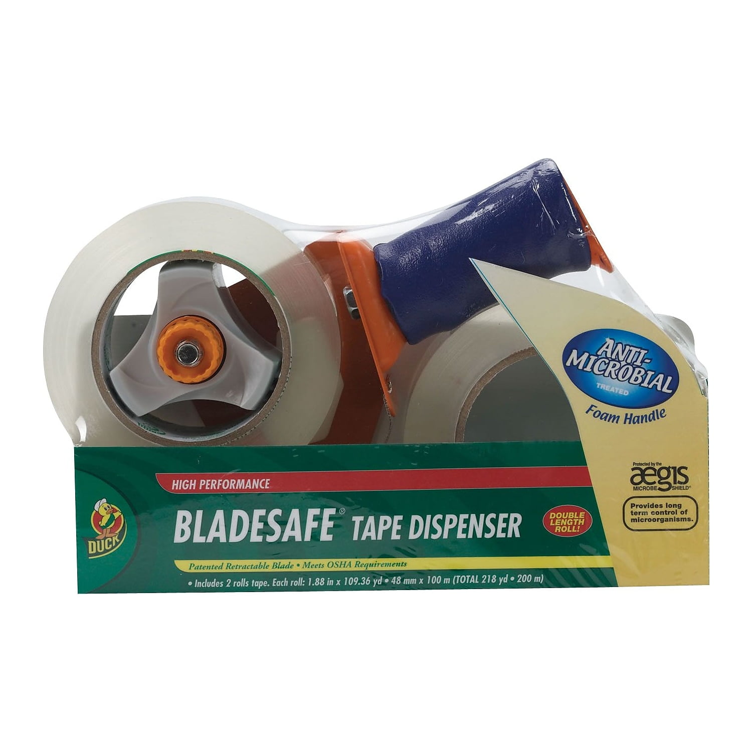 Duck Bladesafe Packing Tape Dispenser w/ Tape 926458 - Walmart.com