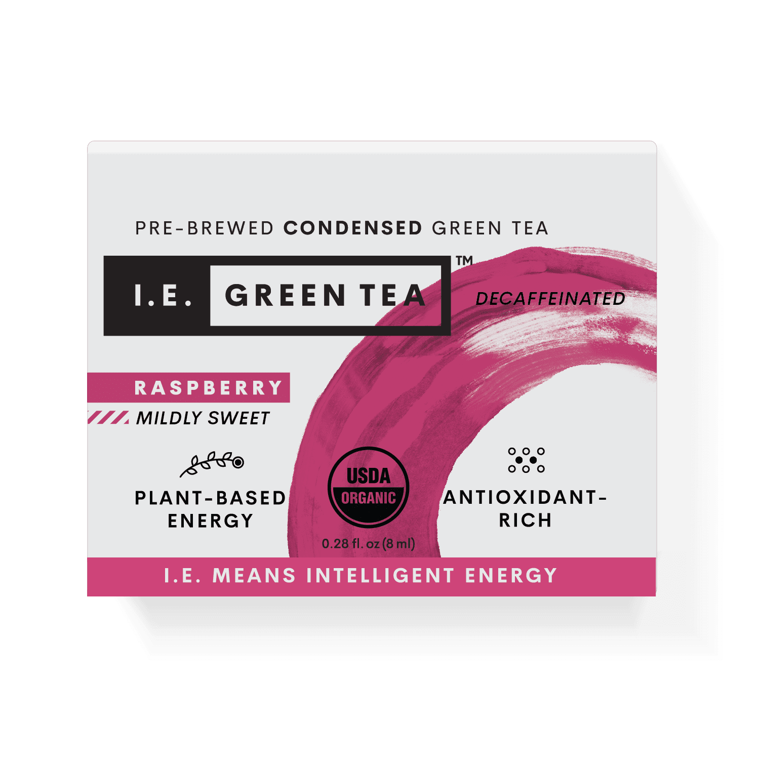 Decaffeinated Raspberry Green Tea (8 servings per box)