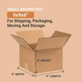 9x9x6 Boxes, Small, 9L x 9W x 6H, Pack of 25 | Shipping, Packaging ...