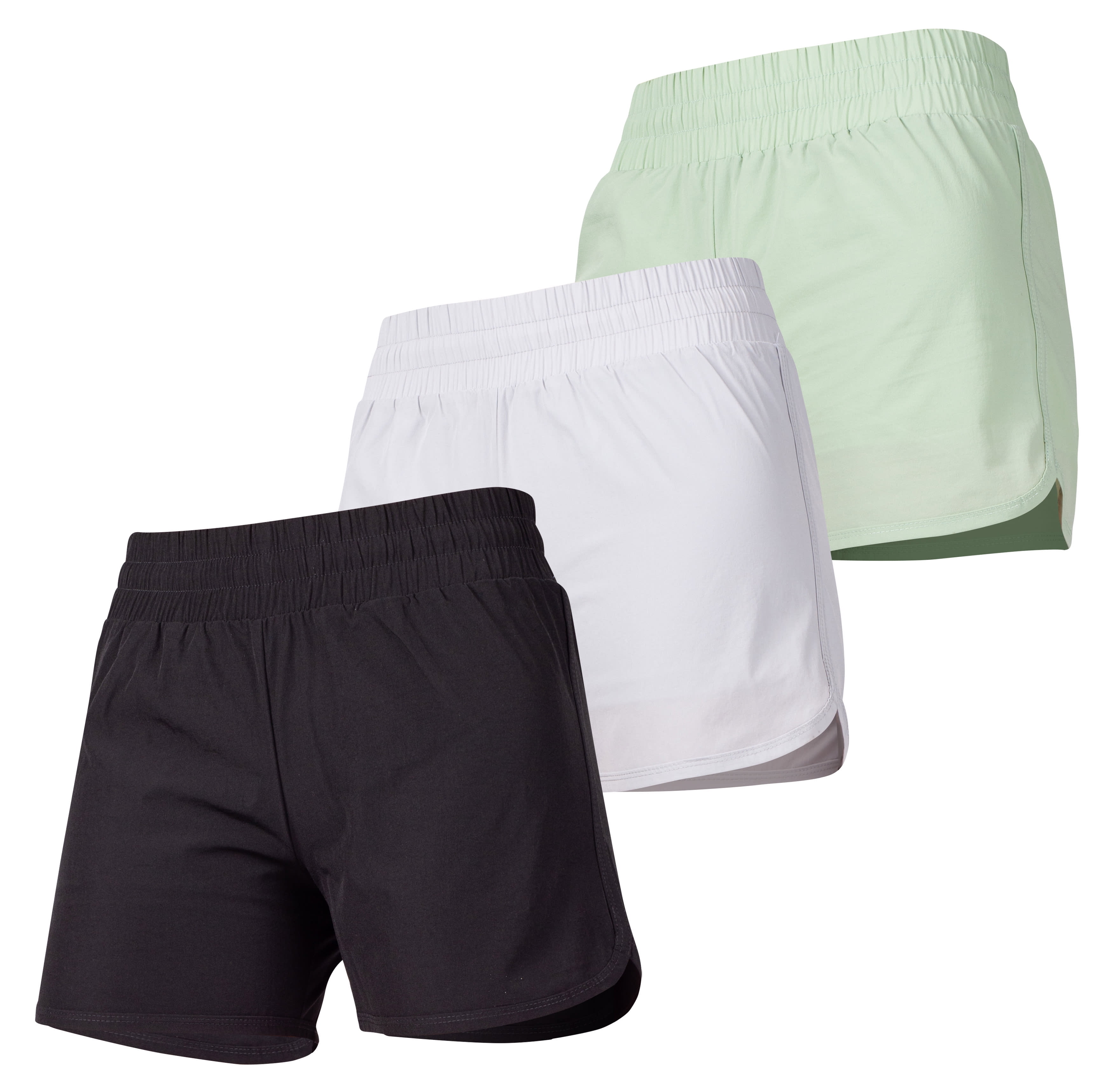 INERZIA 3 Pack Running Shorts for Women with Liner Active Womens ...