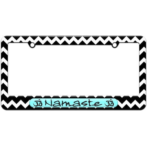 Namaste, Om Aum Yoga License Plate Tag Frame, Multiple Colors - Walmart.com