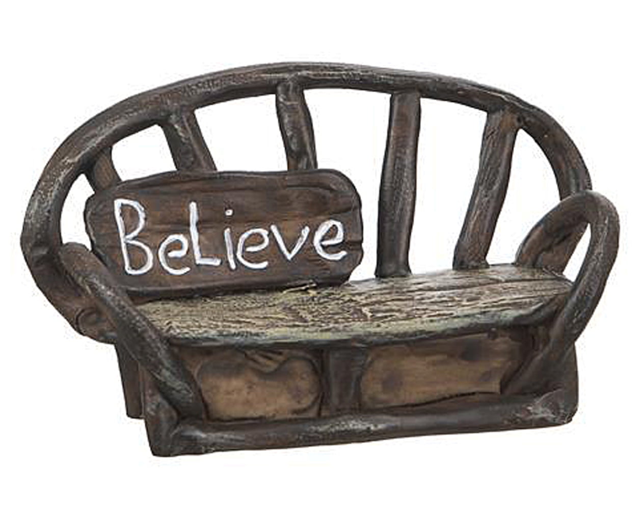 Believe Bench Figurine - Great Outdoors Fantasy Collection by Ganz ...
