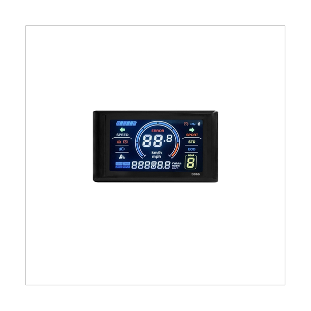 ckepdyeh Electric Bike Display 24V-72V Waterproof LCD Display S966 ...