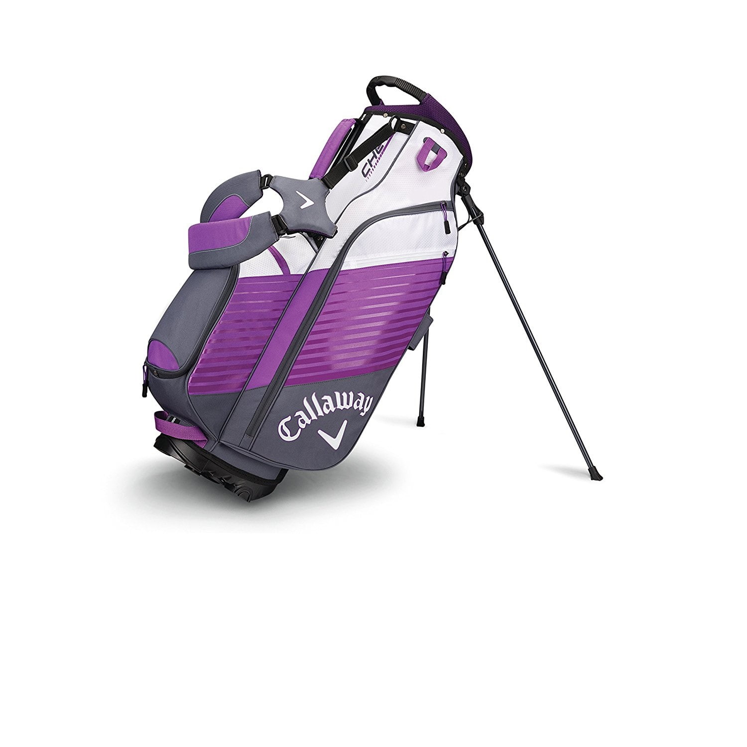 Callaway Golf 2017 Chev Stand Bag-Titanium/Purple/White - Walmart.com