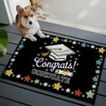 Bathroom Rugs 2x3 Ft, Black Graduation Non Slip Area Rugs for Kitchen ...