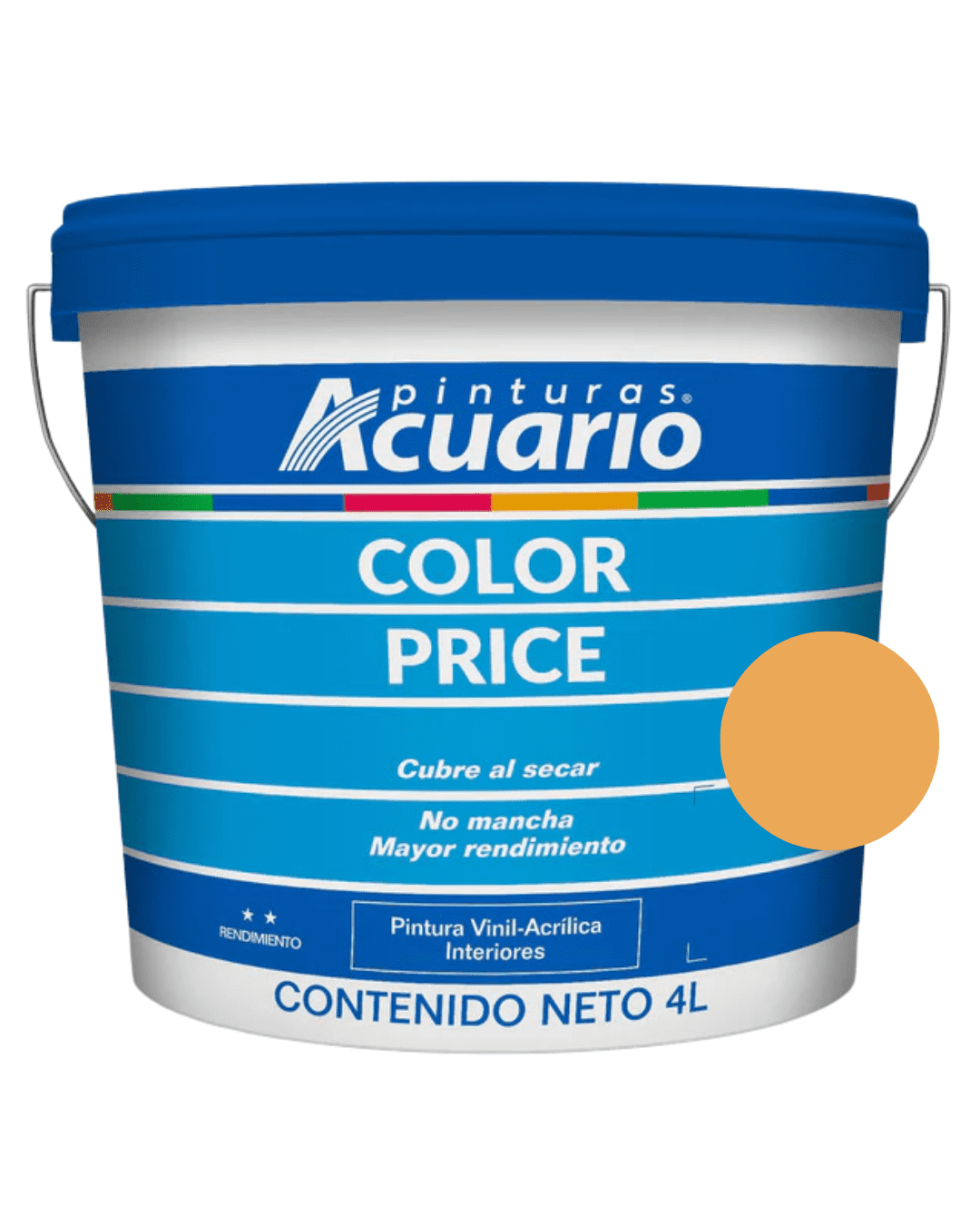 Galon De Pintura Vinilica Lavable Acuario Color Price 4lt - Color ...