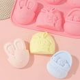 Easter Bunny Chocolate Mold, Food-Grade Silicone Cake and Candy Mold ...