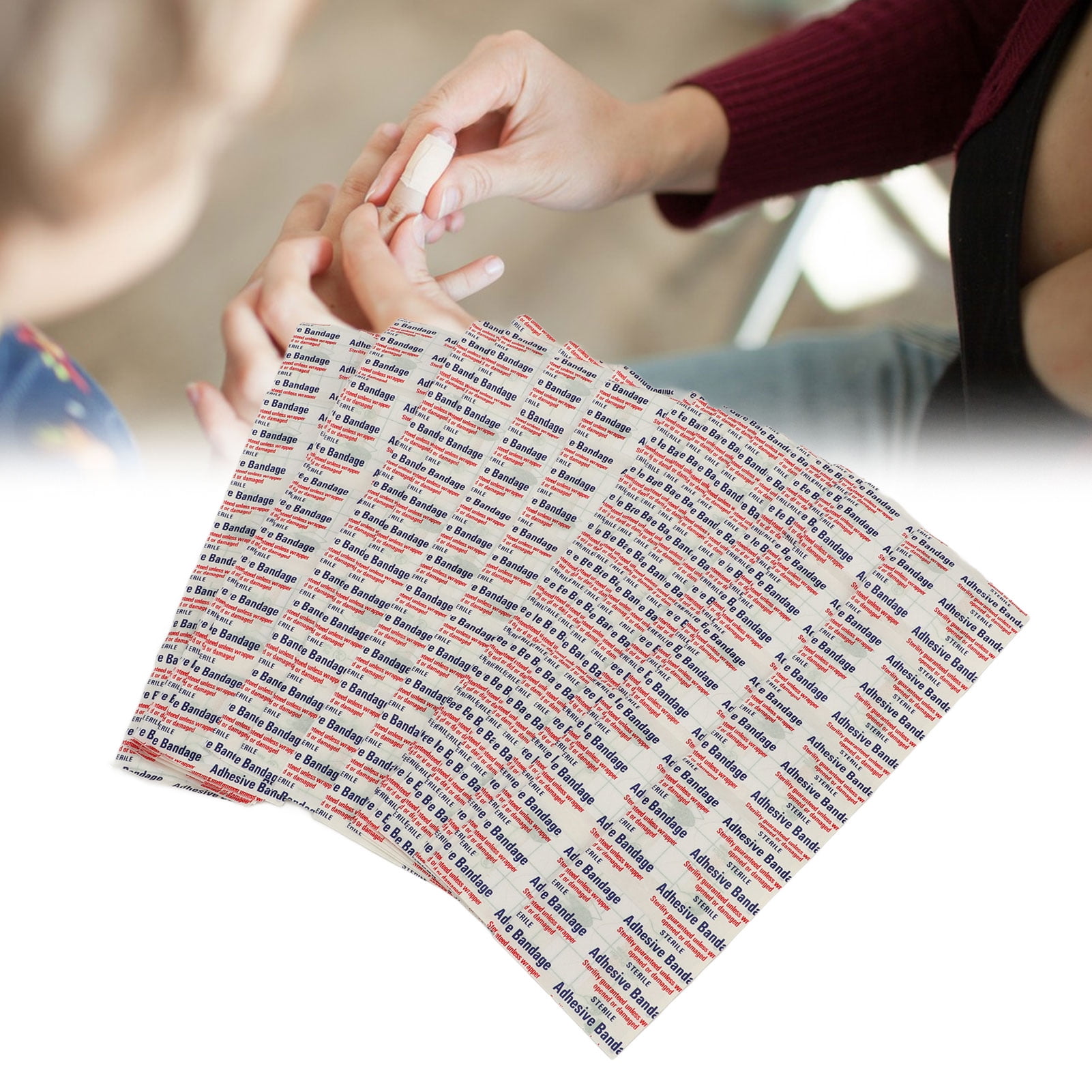 Water Block Transparent Bandage, Secure Clear Adhesive Bandages Square ...
