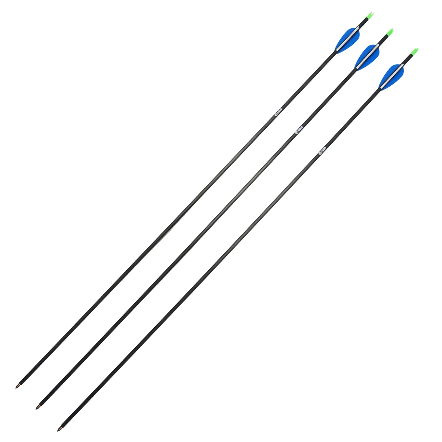 Safari Choice Archery 33" All Carbon Hunting Arrows, 3pc pack - Walmart.com