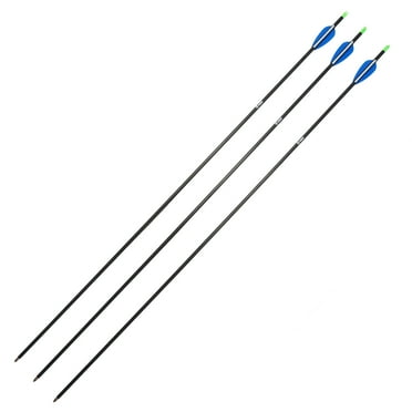 Safari Choice Archery Hunting Carbon/Fiberglass Mix Arrows 30" (3 Pack ...