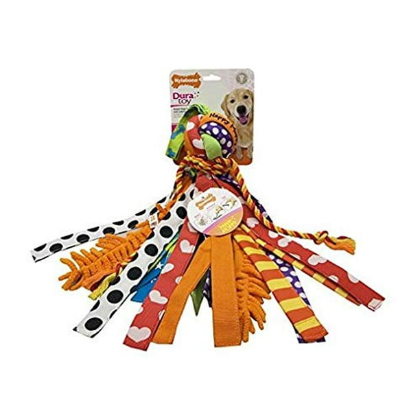 Happy Moppy Big Dog Toys Colorful Crazy Mixed Fabric Texture Knot Ball ...