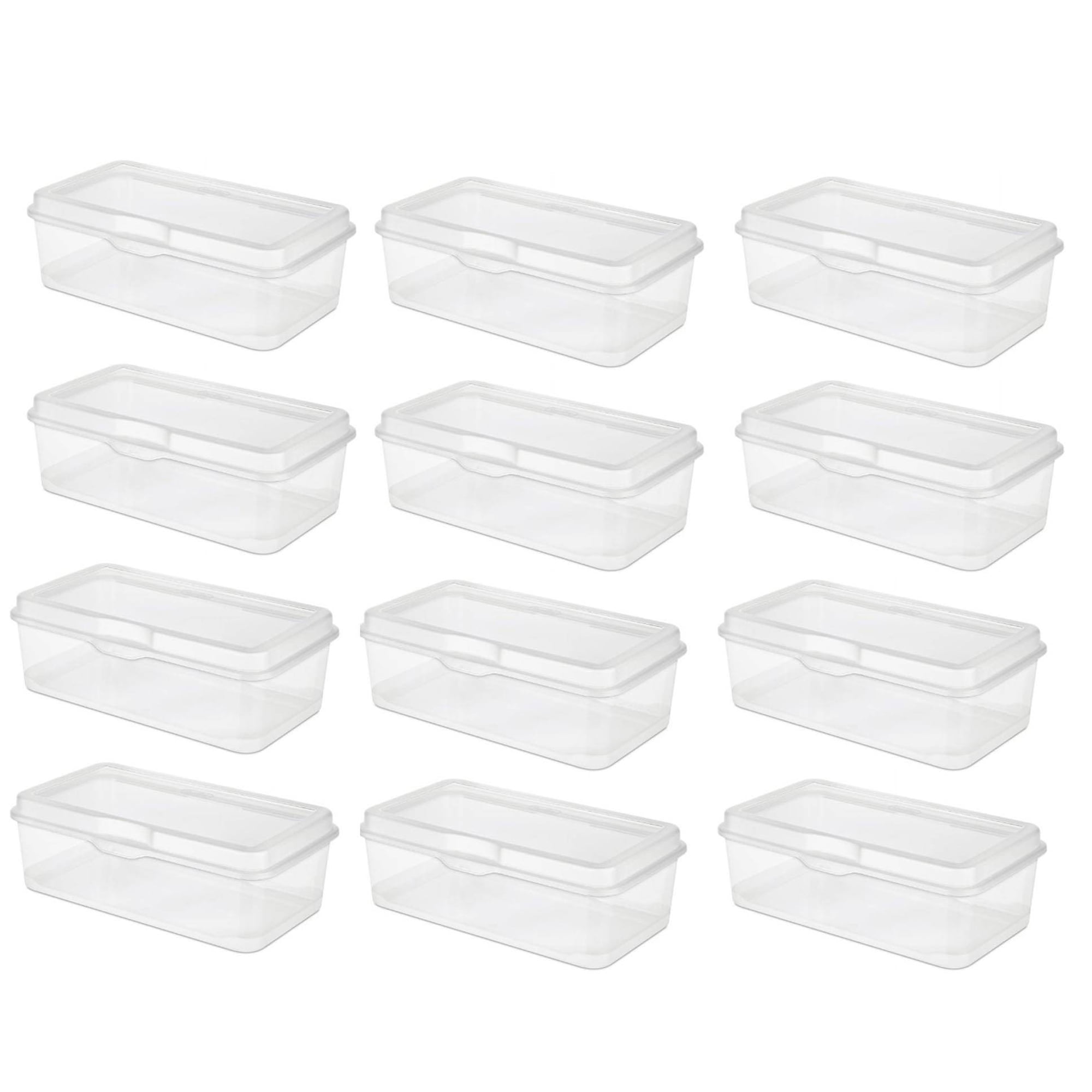 Click here for Sterilite Plastic Fliptop Latching Storage Box Con... prices