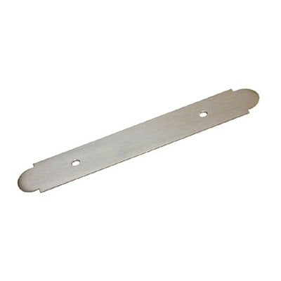 Backplates 3 in (76 mm) Center-to-Center Satin Nickel Cabinet Backplate ...