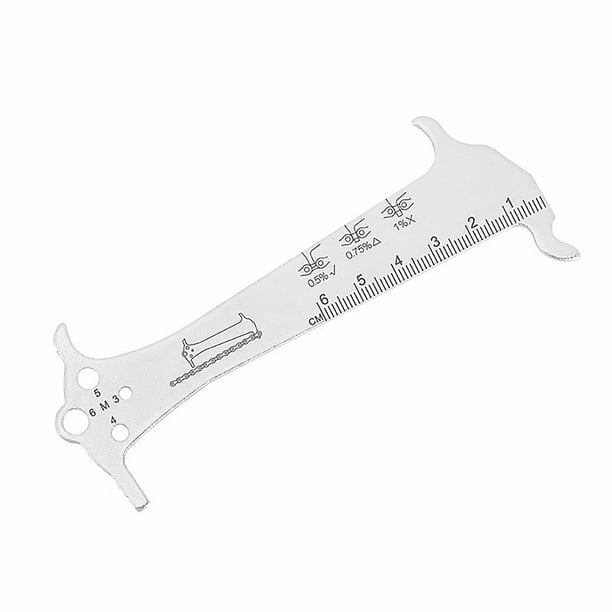 Xingzhi 3 in 1 Bike Chain Wear Ruler Stainless Steel Repairing Bicycle ...