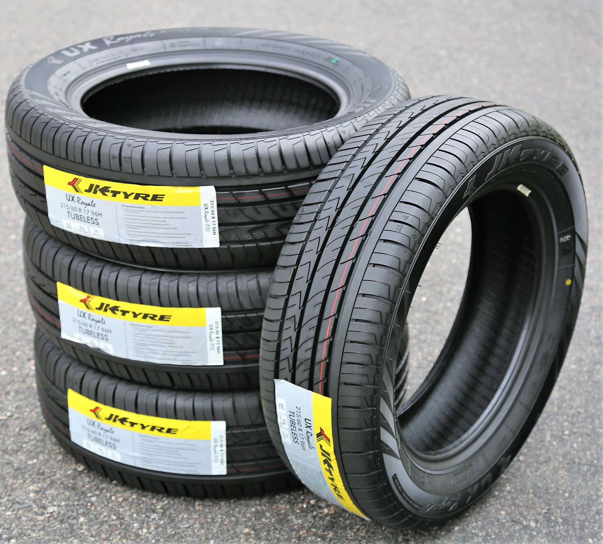 Set Of 4 FOUR JK Tyre UX Royale 215 60R17 96H AS A S Touring Tire Set Of 4 FOUR JK Tyre UX Royale 215 60R17 96H AS A S Touring Tire