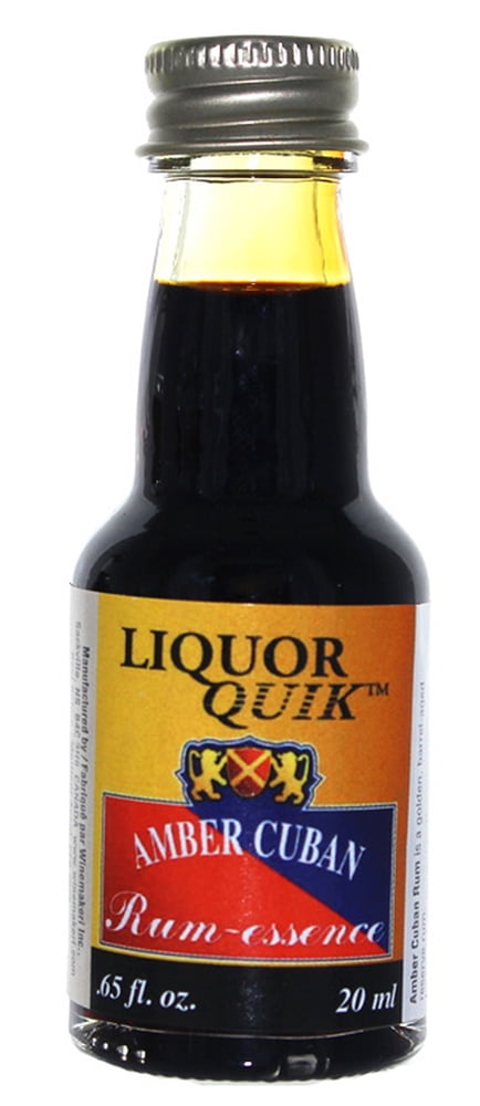 Liquor Quik Natural Rum Essence 20 mL (Amber Cuban Rum) - Walmart.com