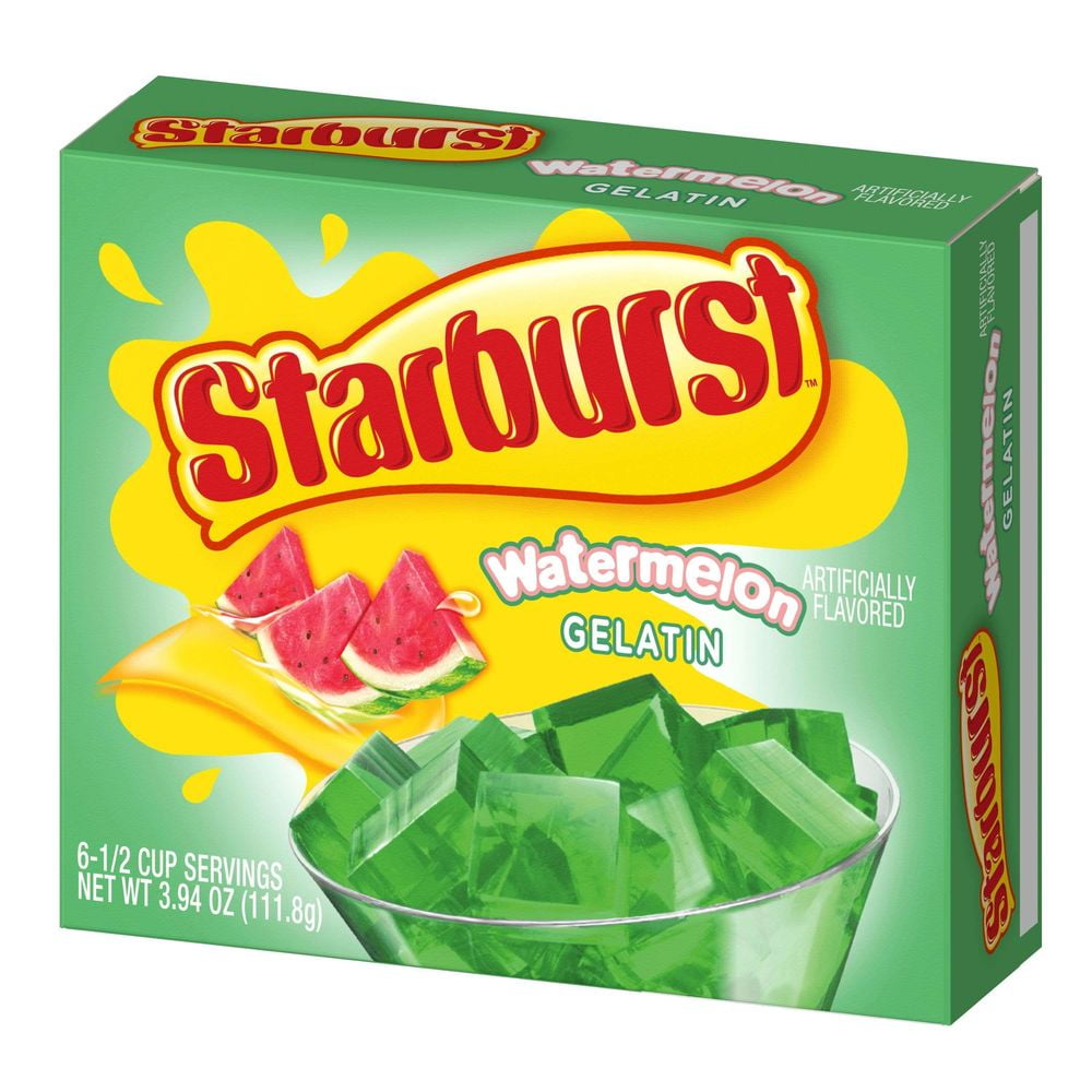 (Price/Case)Starburst 01617 Starburst Gelatin Mix Watermelon 12-3.94 ...