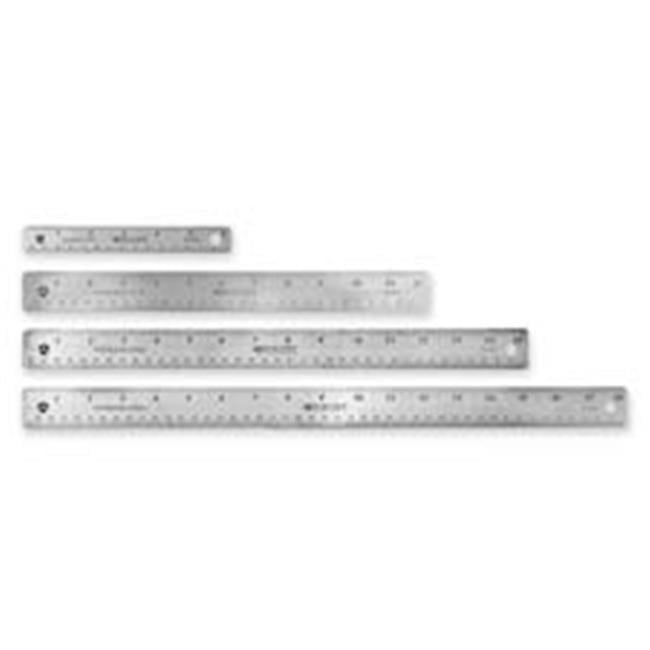 Ruler- 6in. Long- Stainless Steel - Walmart.com