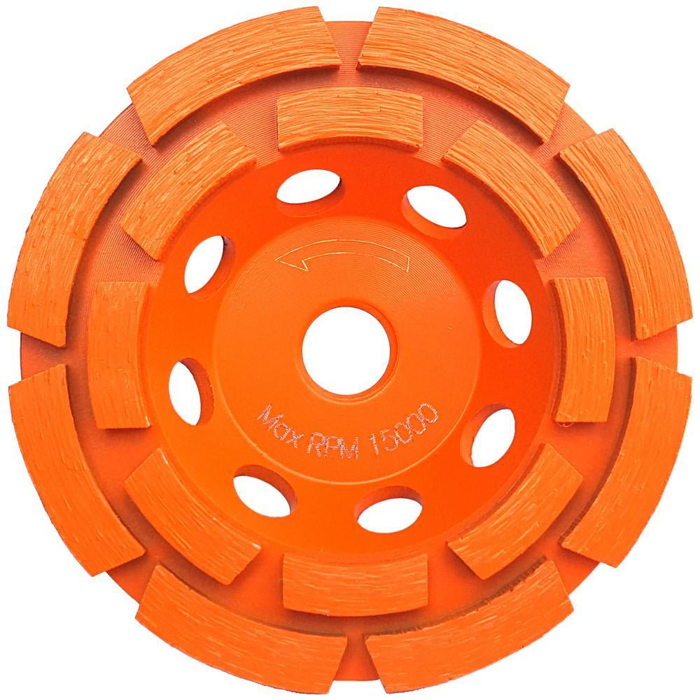 4 in. Double Row Diamond Cup Wheel (D) - Walmart.com