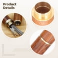 16 Pack Wooden Needle Case Holder, Sewing Needle Coaster, 3.3 x 0.7 ...