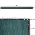 TKOOFN 3'x 50' Green Privacy Fence Screen, Windscreen Mesh Fabric with ...