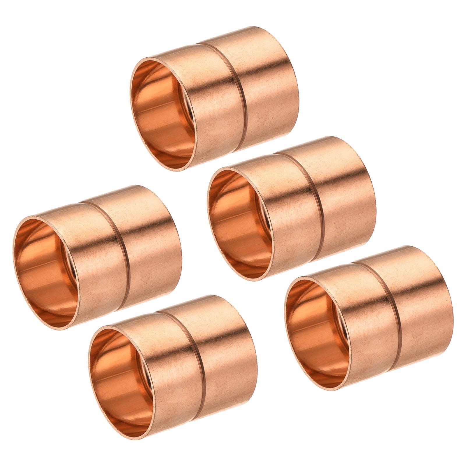 Uxcell 28.6mm Straight Copper Pipe Coupling Connecting Adapter Joint ...