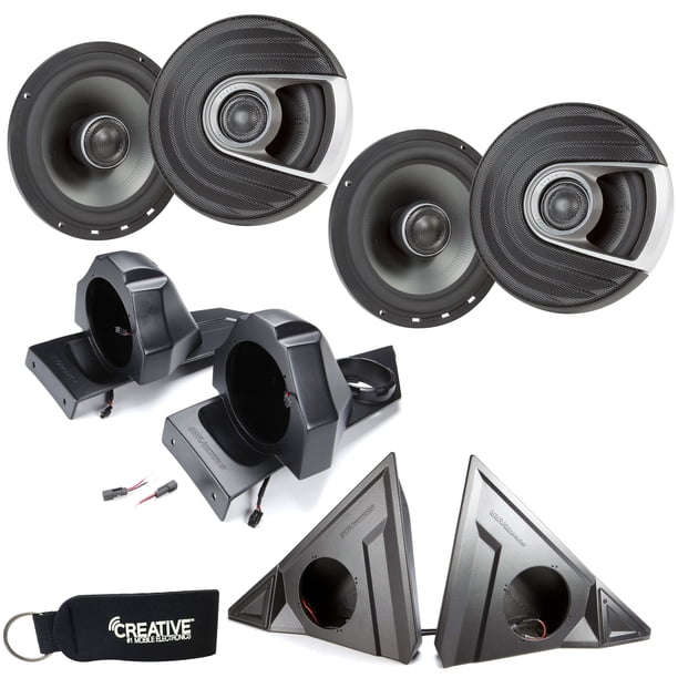 SSV Works For Polaris Slingshot Front and Rear Speaker Pods + Polk ...