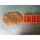 Brick Pattern Embosser, Stamp, Cookie Cutter- Fast Shipping - Sharp ...