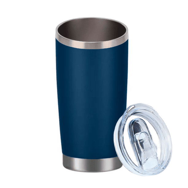 Vaso Térmico Termo 20 oz Doble Capa Acero Inoxidable Frío Calor Premium -Azul Marino Origami ...