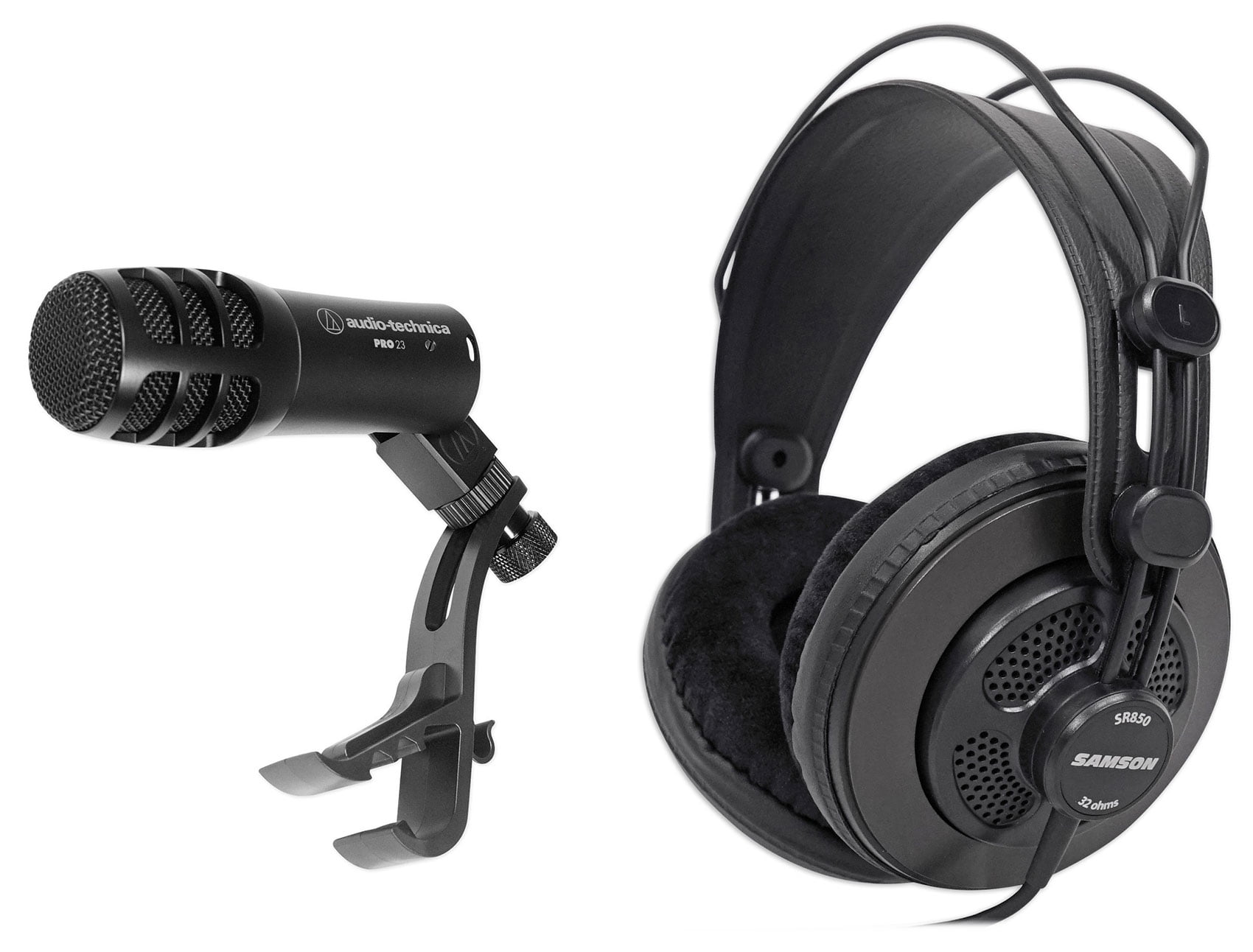 Audio Technica PRO23 Dynamic Instrument Microphone Snare/Tom/Drum Mic ...